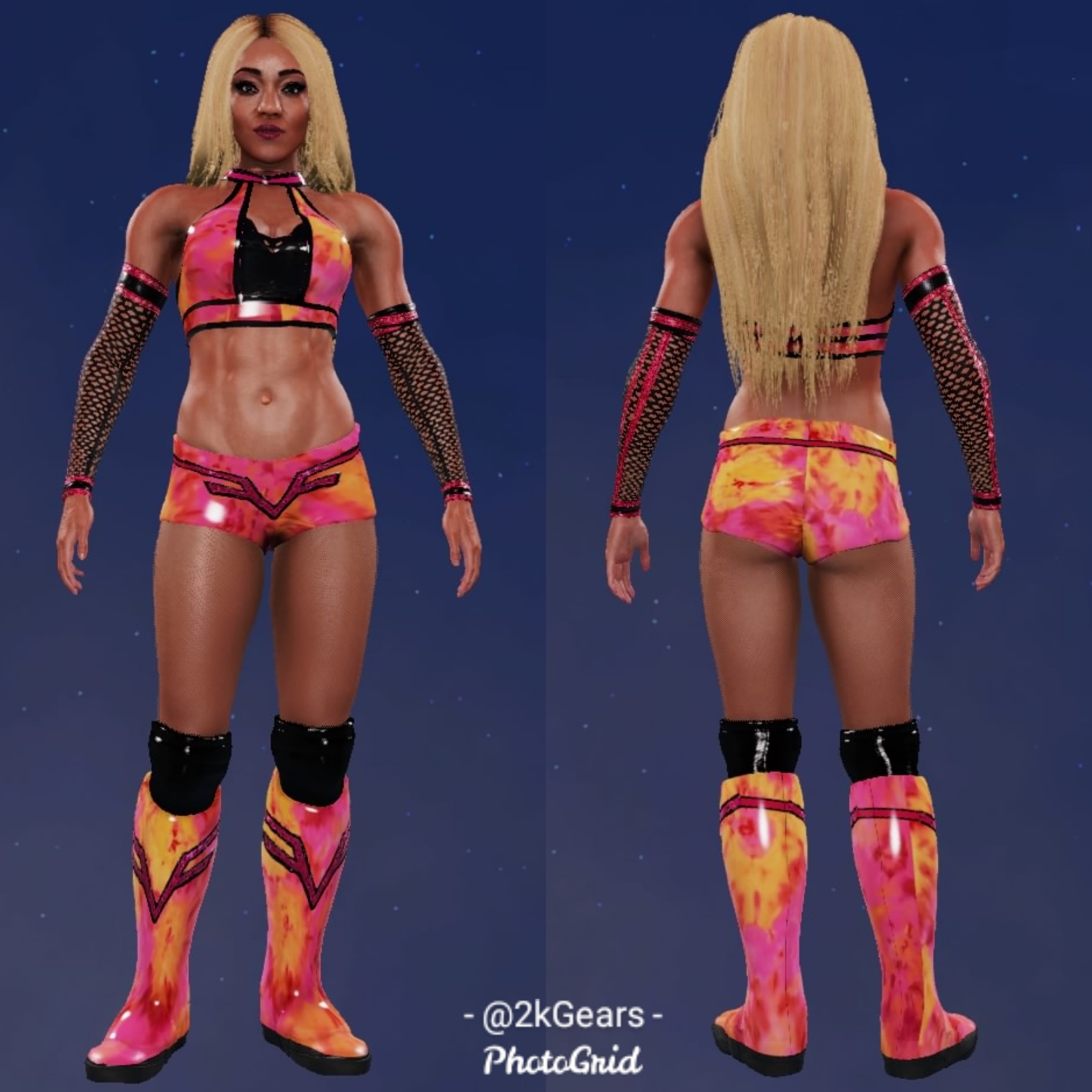 2kgears on Twitter: "Alicia Fox Evolution Announcement Gear Modified. ~ ~ ~ #Wwe #2kGears # ...