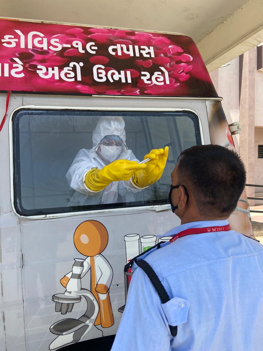 In pictures: Covid19 mobile testing van launched in Ahmedabad district ...