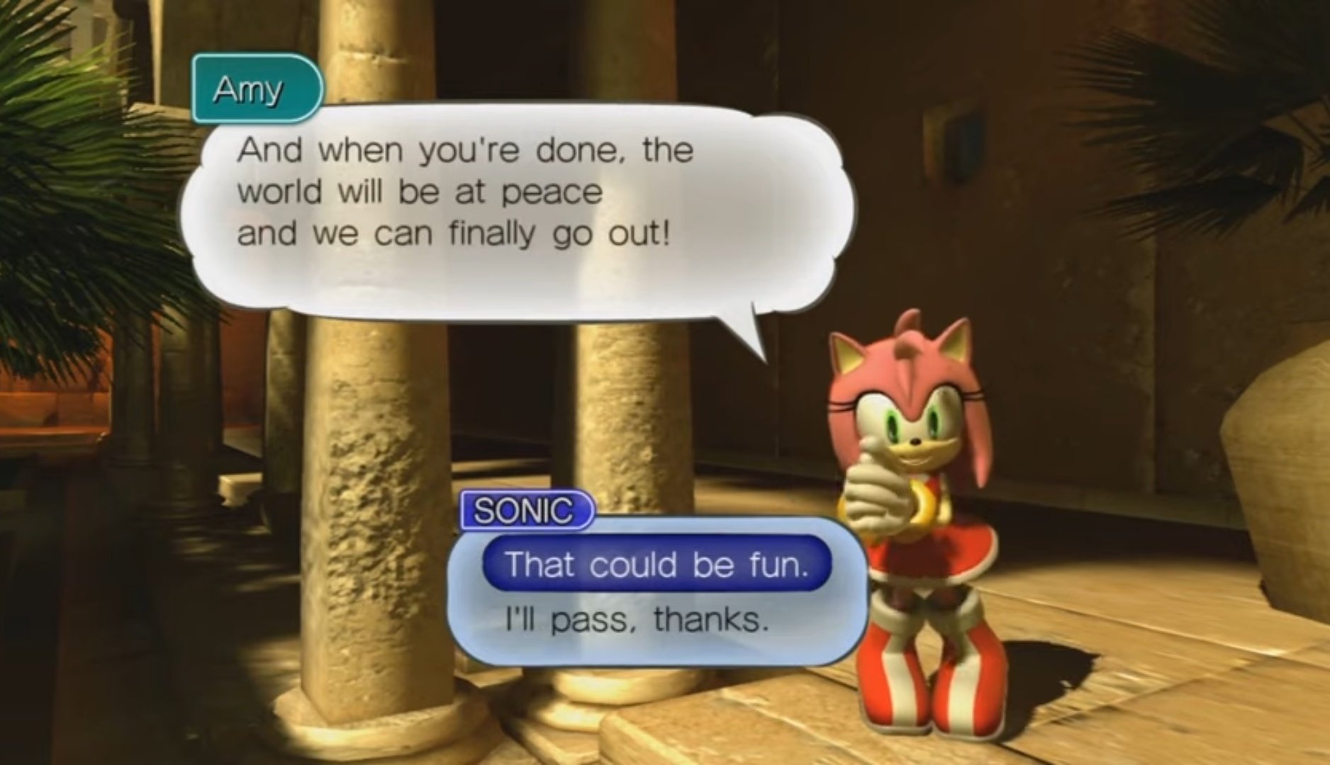 Sonic And The Black Knight Sonic And Amy