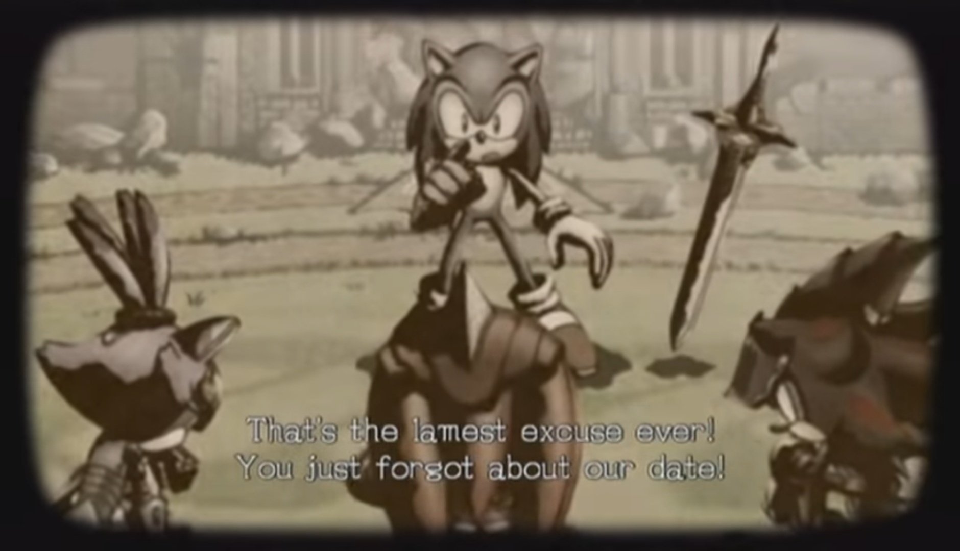 Sonic And The Black Knight Sonic And Amy