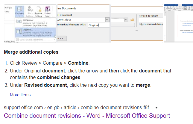 How to combine pages in word documents - pollabs