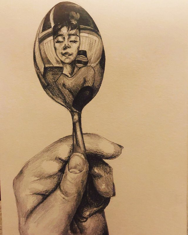Spoon Reflection Drawings