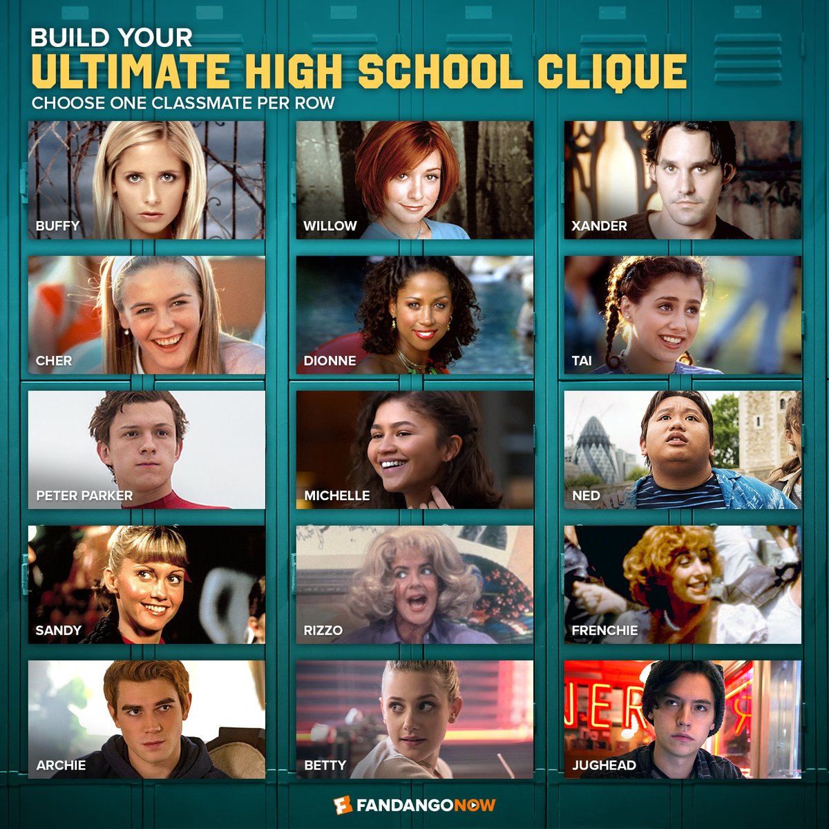 High School Cliques List