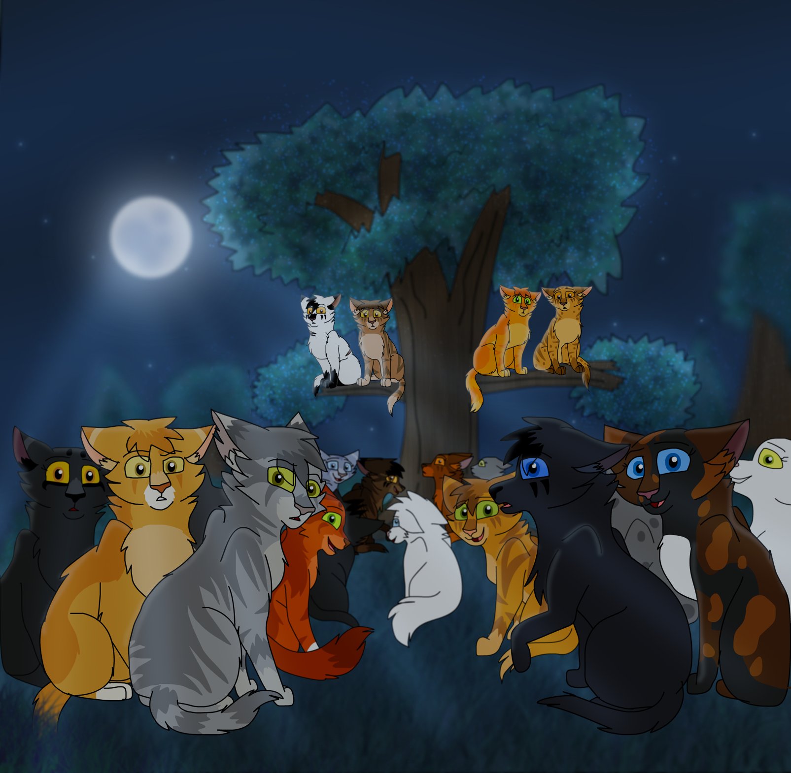 Warrior Cats Blackstar And Russetfur