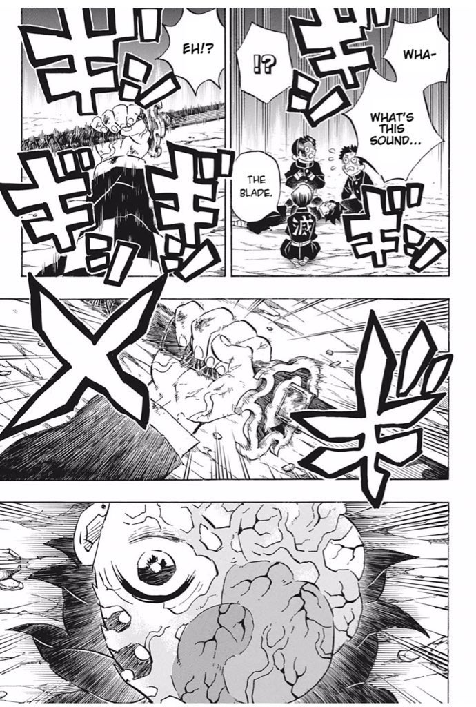 Kny spoilers 203] Gotouge really giving tanjiro the anti de」Zay 🩸の漫画