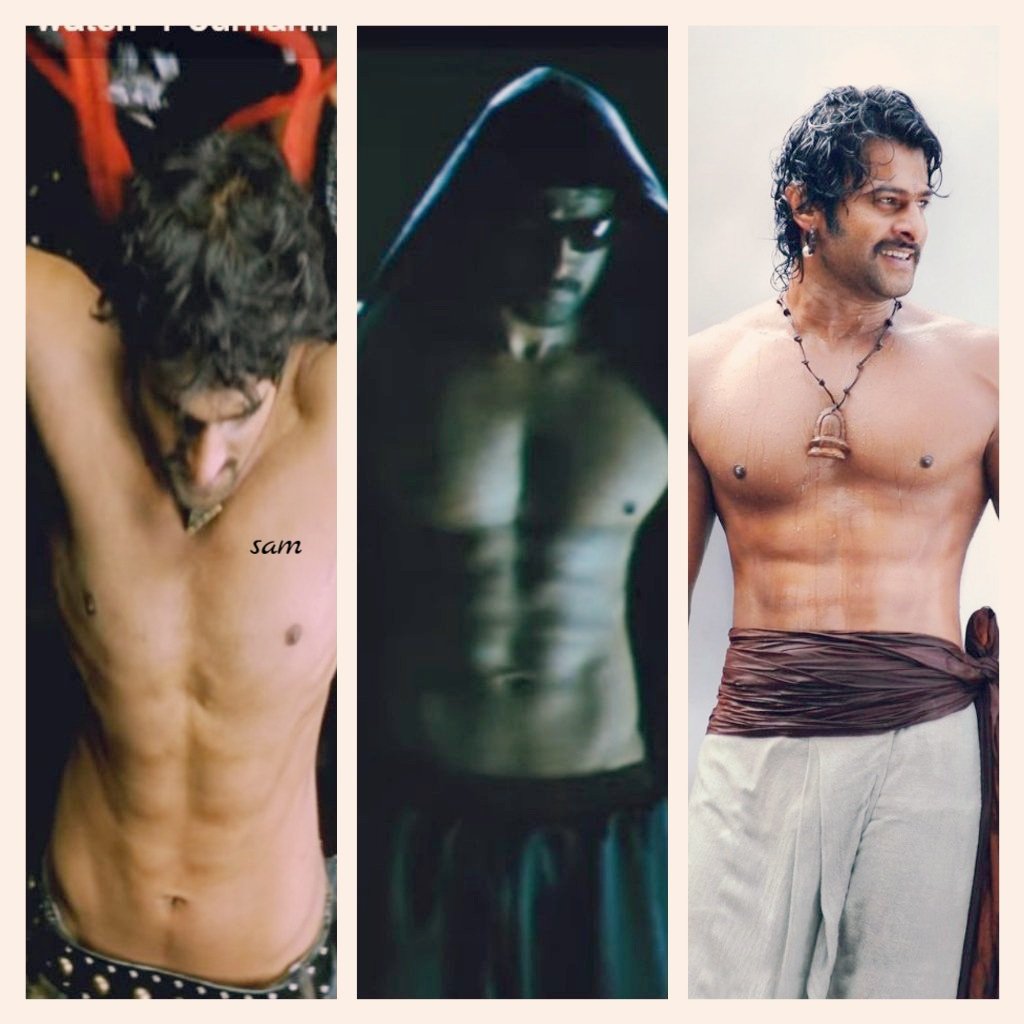 Prabhas Six Pack Body Photos