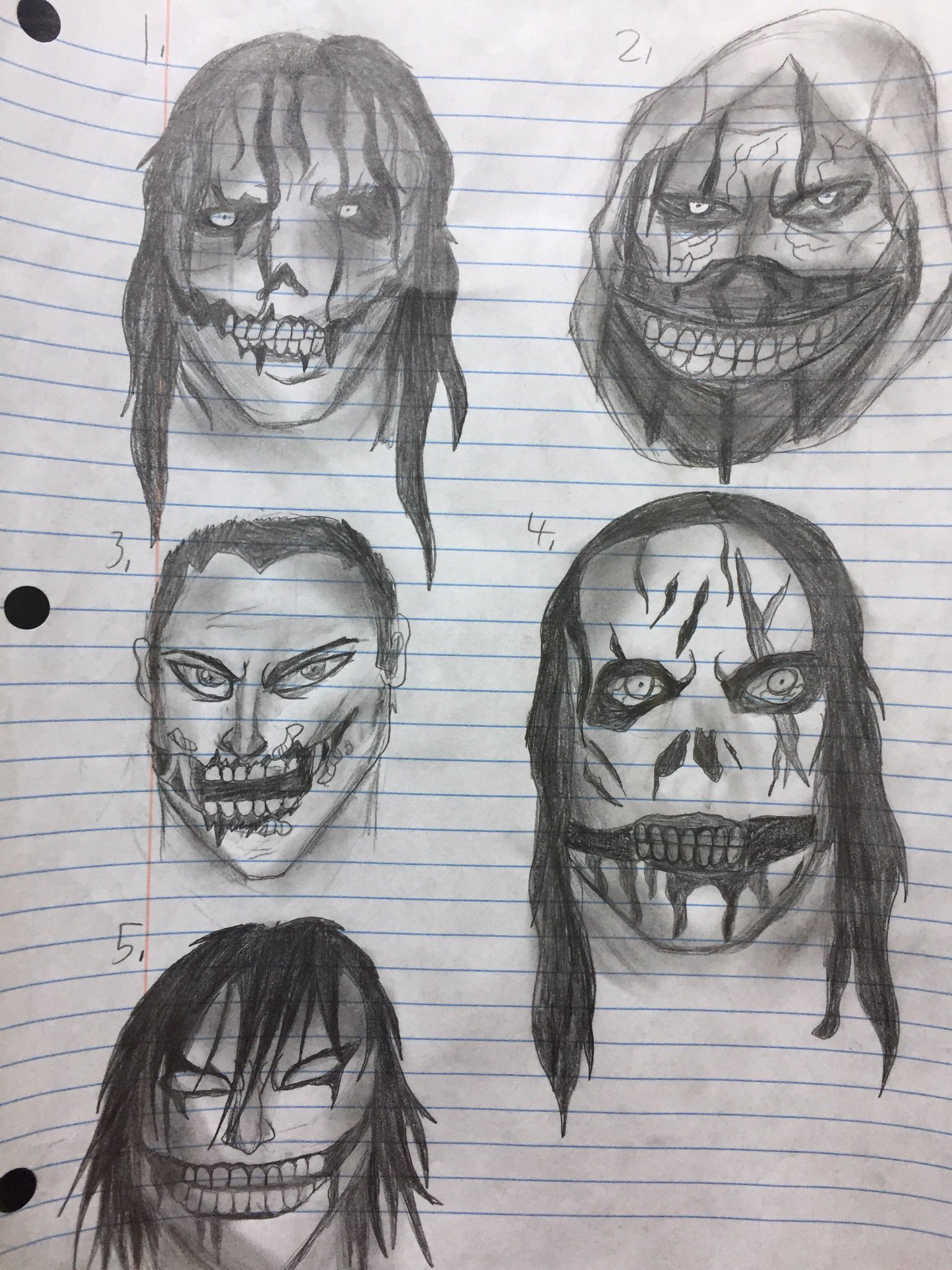 Jeff The Killer Drawings In Pencil