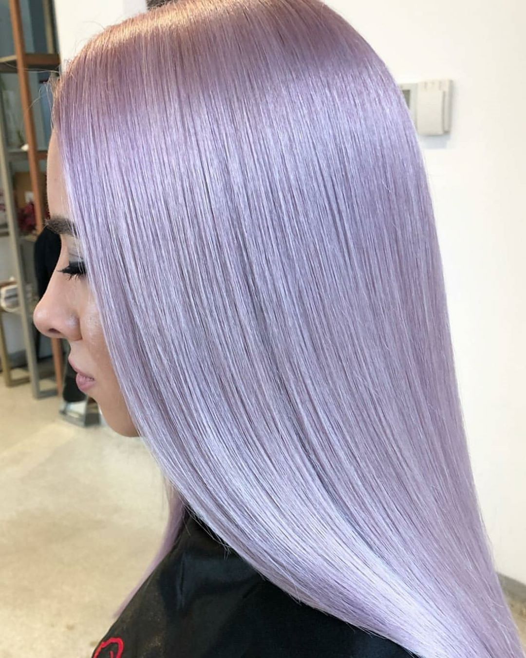 Platinum Purple Hair Color