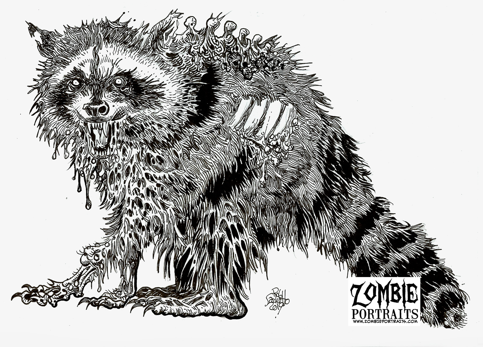Cute Zombie Animals Drawings