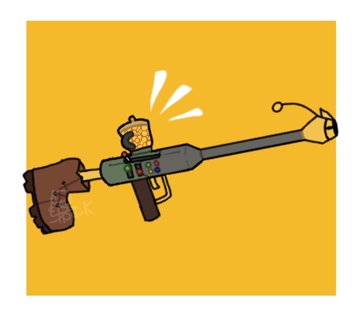 Soldier With Gun Cartoon