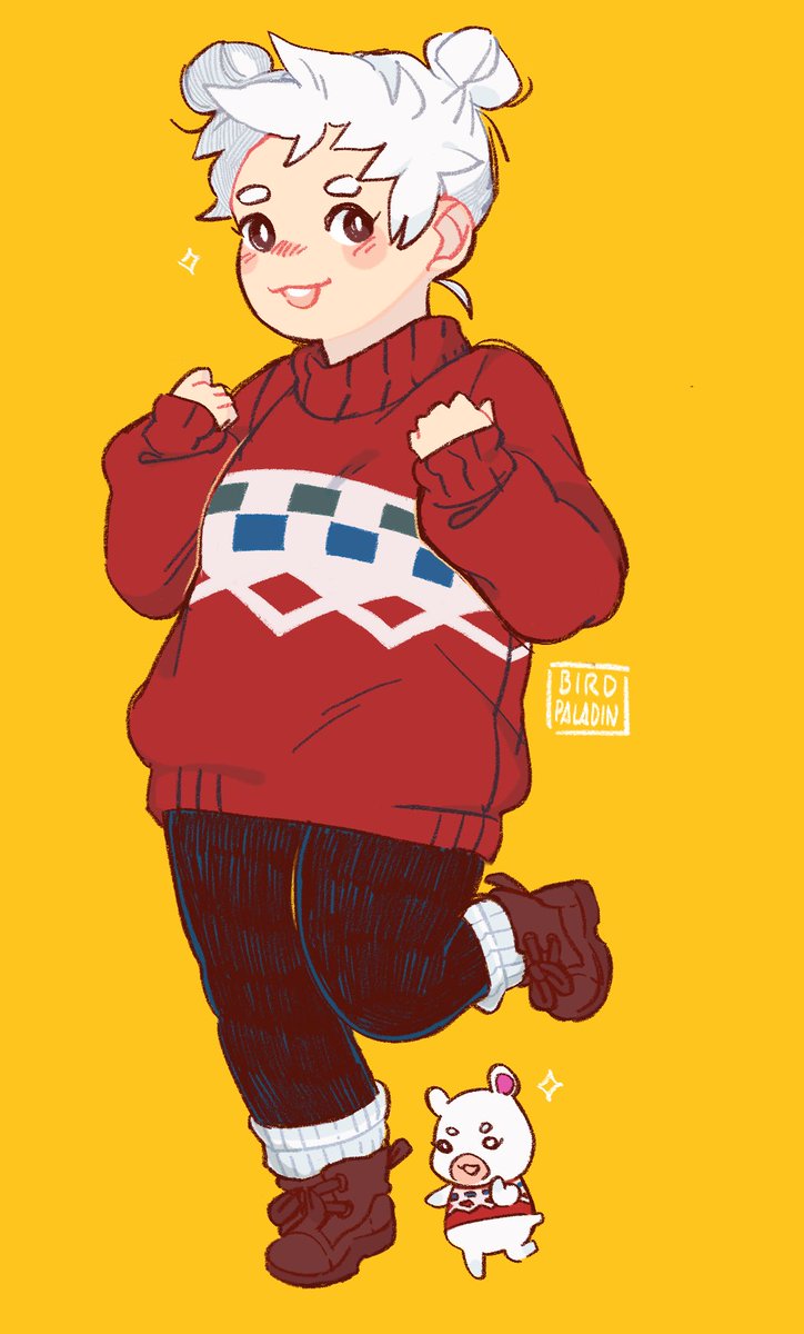 「flurry + muffy + fang #acnh 」|samithy @ selling leftover merchのイラスト