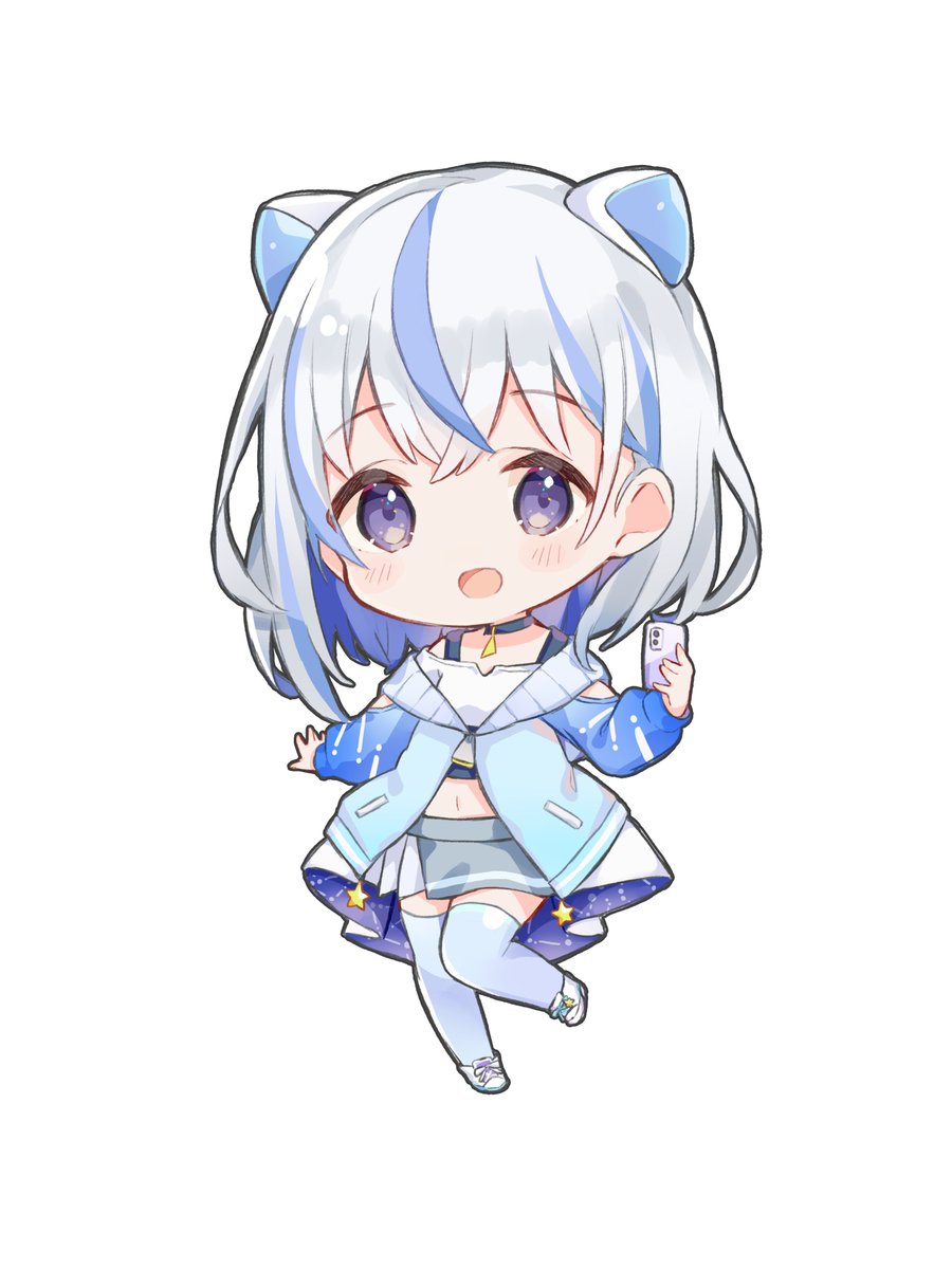 「キャラライブアプリ「IRIAM(イリアム)」のSDイラストを担当させて頂きました」|せんちゃ/sencha🐧@ｺﾐﾃｨｱ144‐D47aのイラスト