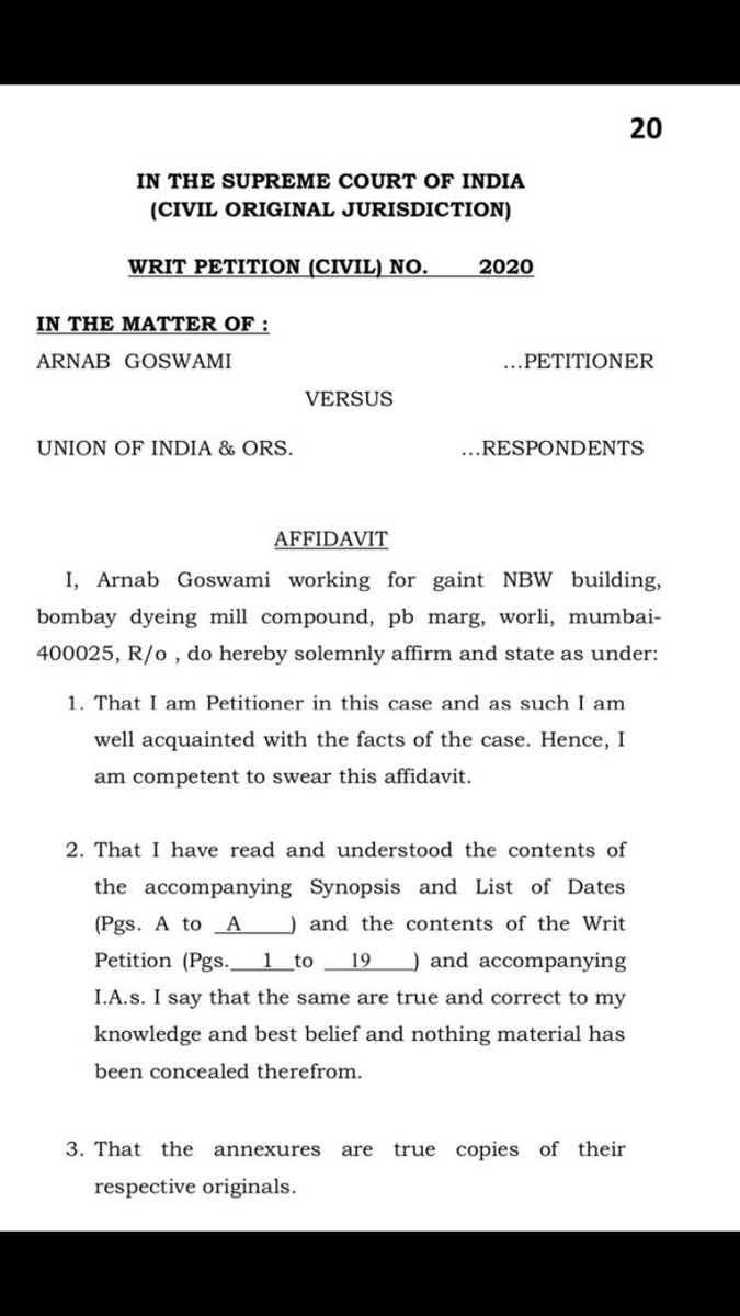 Sale Supreme Court Affidavit In Stock
