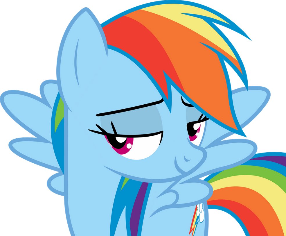 Rainbow Dash Angry Face
