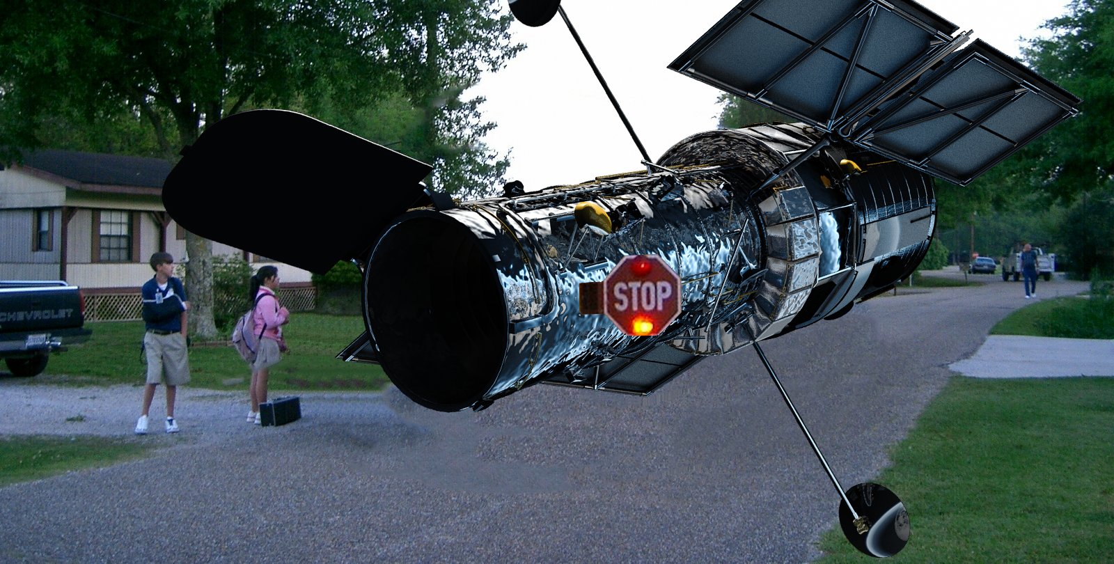 Hubble Telescope Scale