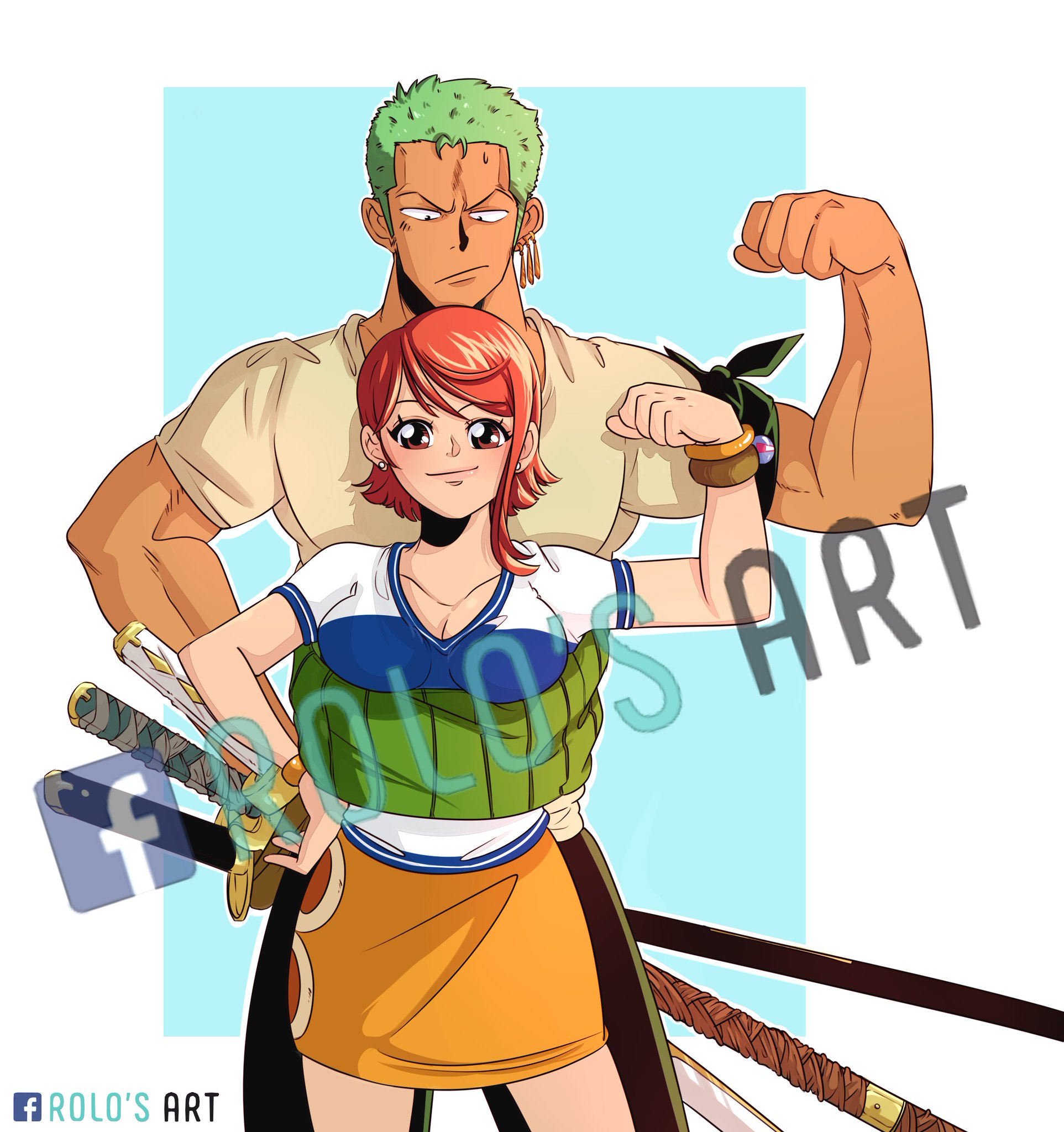 One Piece Zoro X Nami