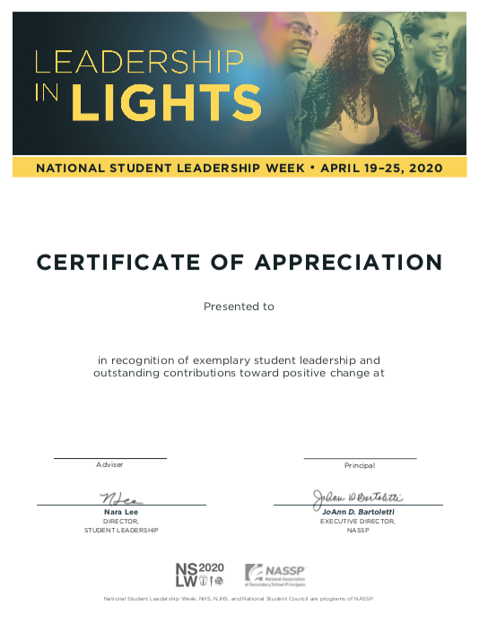 National Honor Society & NJHS on Twitter: "Recognize your student ...