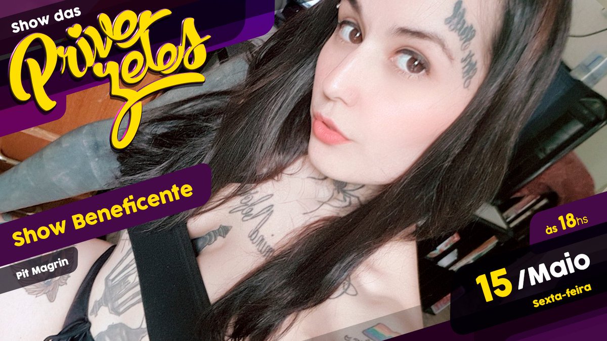 Camera Prive on Twitter: "A deusa @pitmagrin vai realizar um show beneficente, no dia 15/05 ...