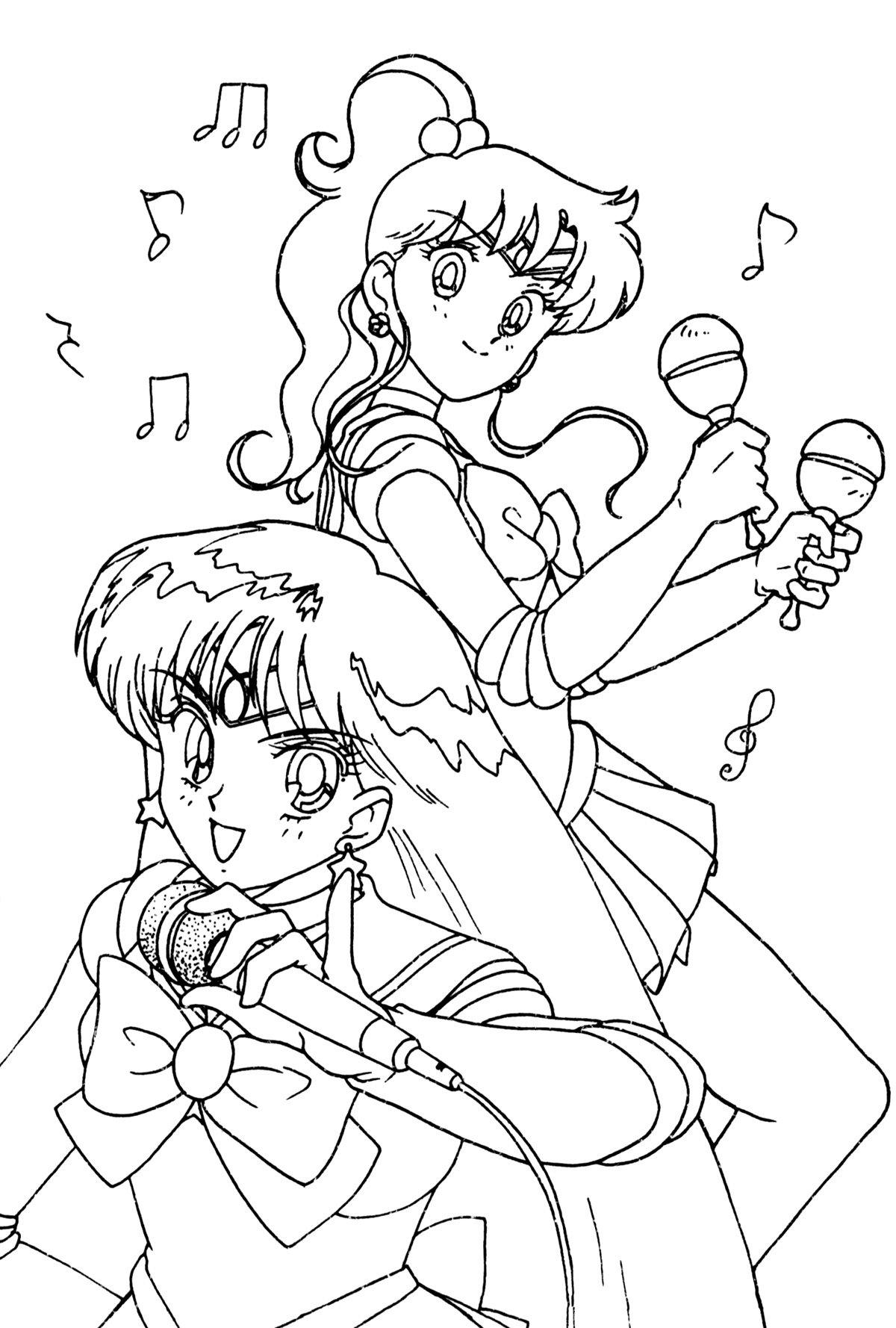 Sailor Moon Coloring Pages Mars