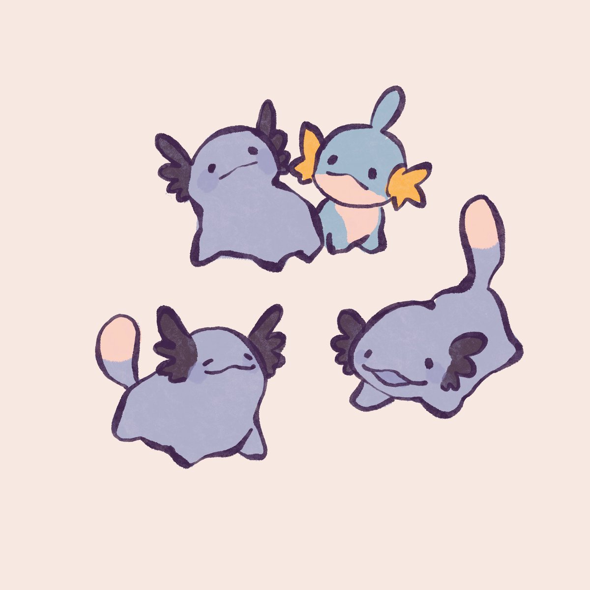 「beta wooper ☹️? 」|seren🌼のイラスト