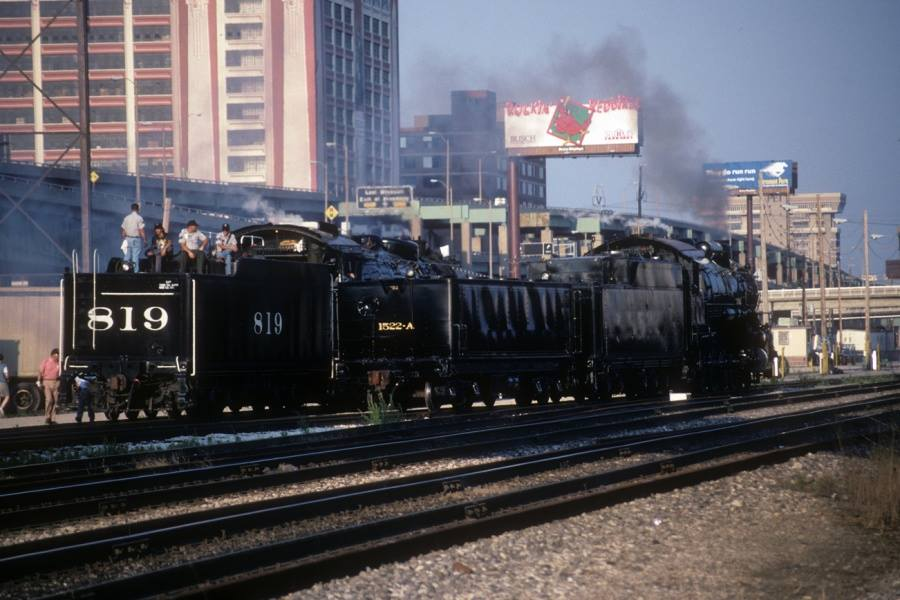 Joshua Beytien on Twitter: "Cotton Belt 4-8-4 number 819 hangs out with Frisco 4-8-2 number 1522 ...