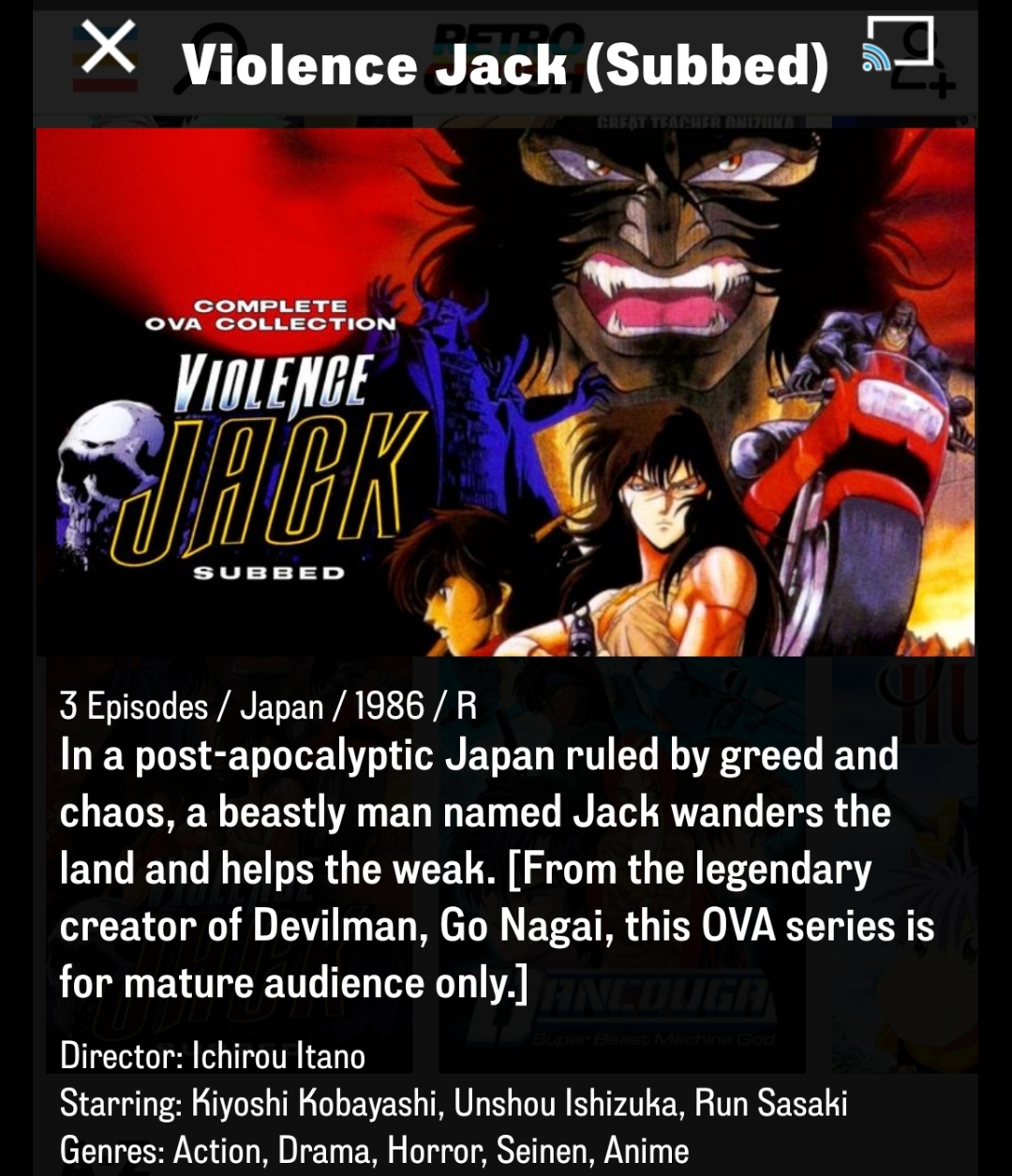 Violence Jack Ova