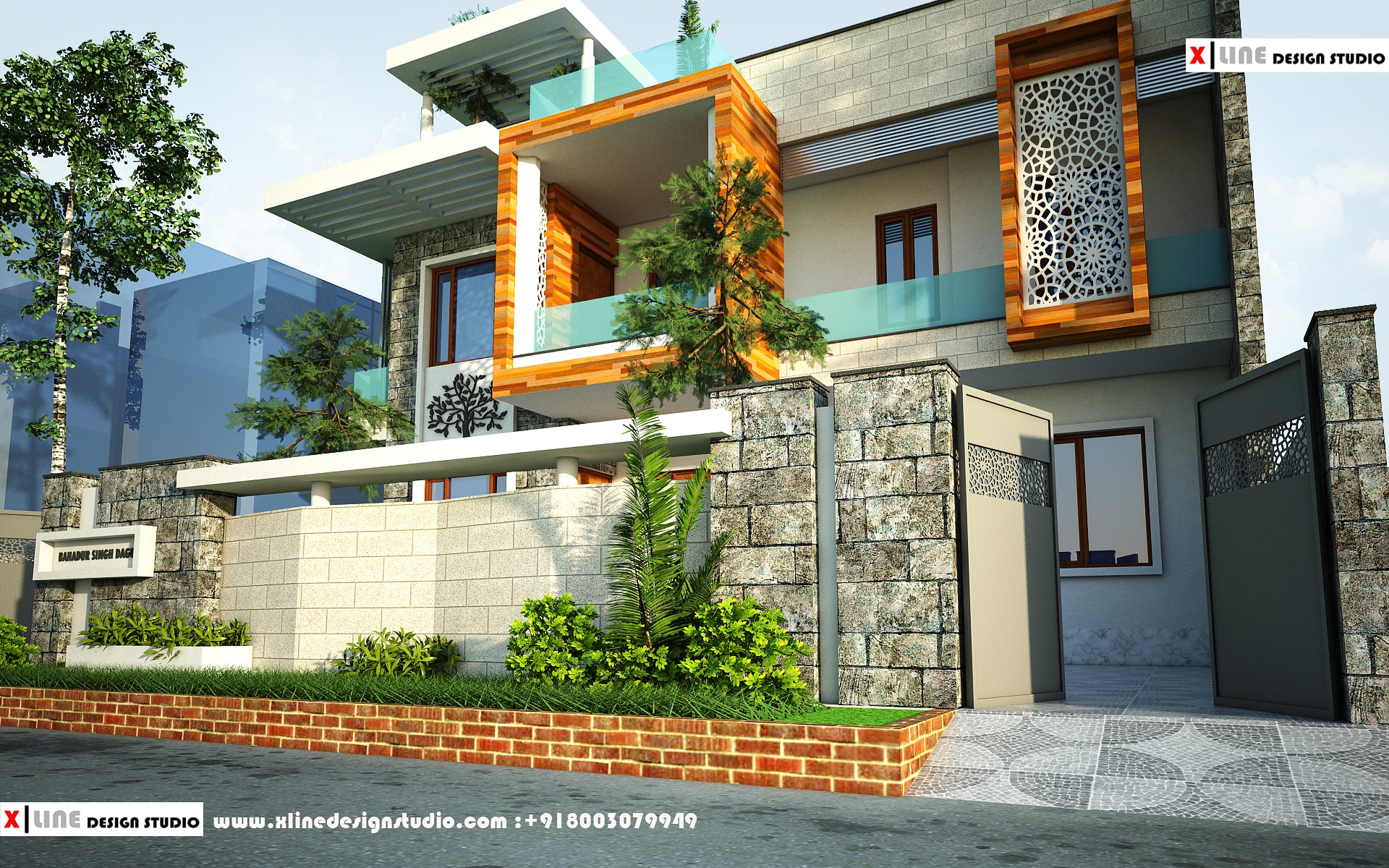 Modern Compound Wall Designs Residential