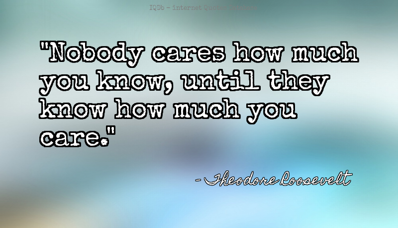 Nobody Cares Quotes