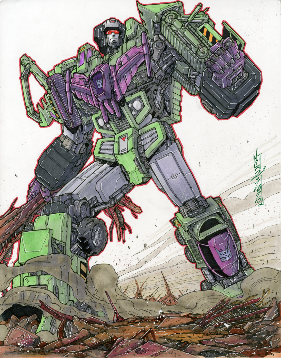 Devastator Transformers Wallpaper