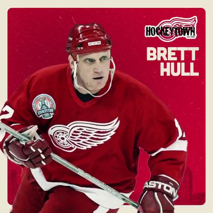 Brett Hull Red Wings
