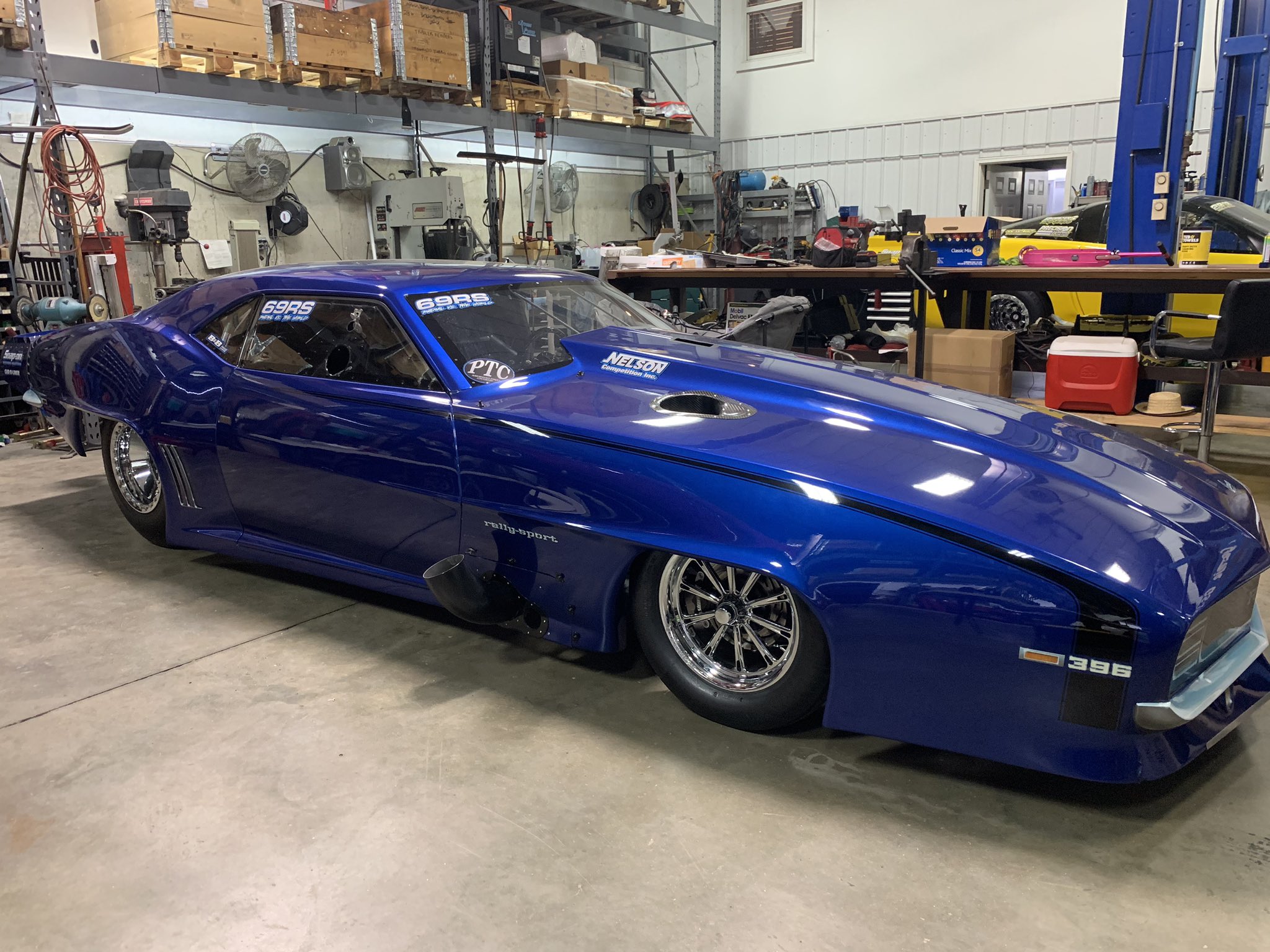 Custom 69 Camaro Drag Car