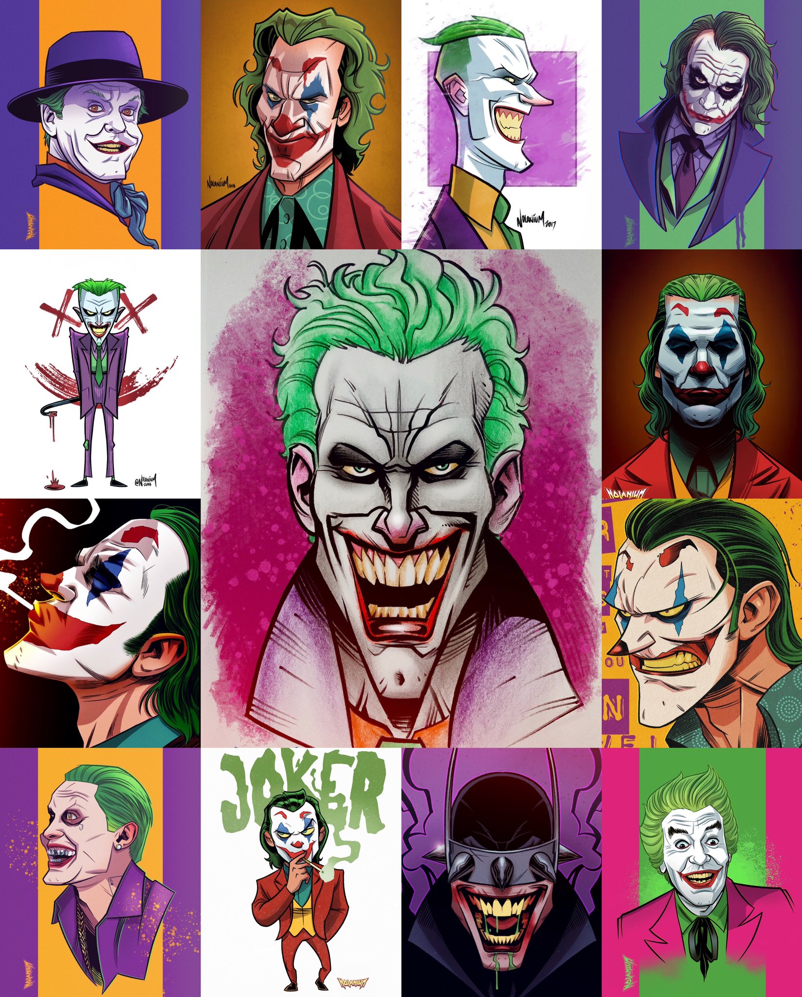 Batman Joker Evolution