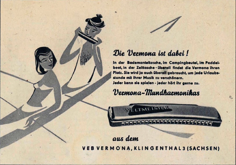 DDR Reklame & DDR Urlaub on Twitter: "Der VEB #Vermona #Klingenthal war ein Unternehmen mit Sitz ...