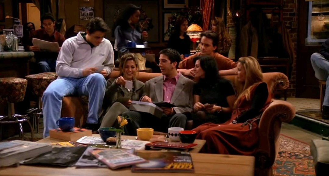 Central Perk Friends Scene