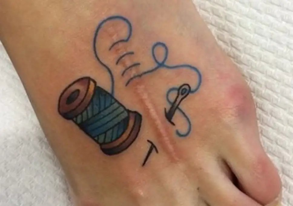 Sewing Needle Tattoo