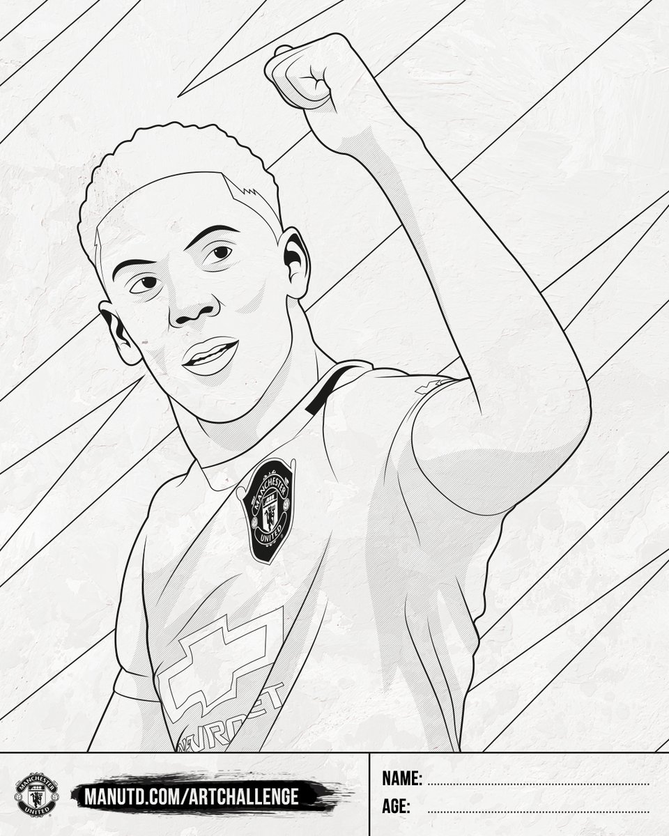 Manchester United Coloring Sheets