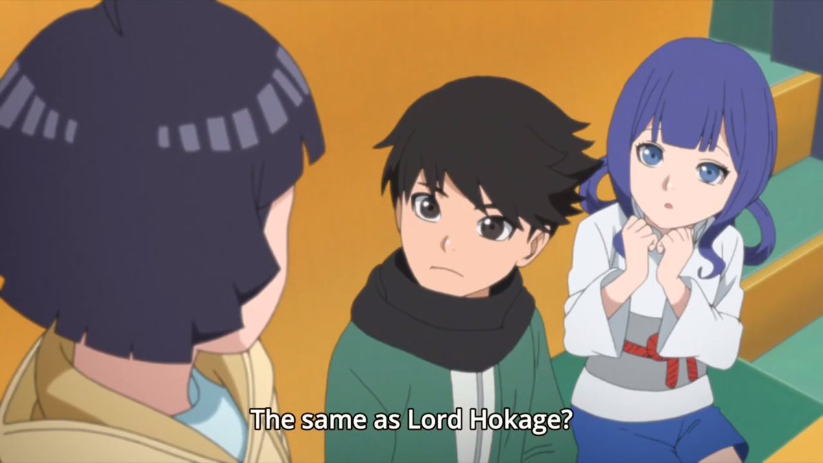 Naoko ☆ on Twitter: "I can see a sparkle between the two of them. Himawari Uzumaki & Ehou ...