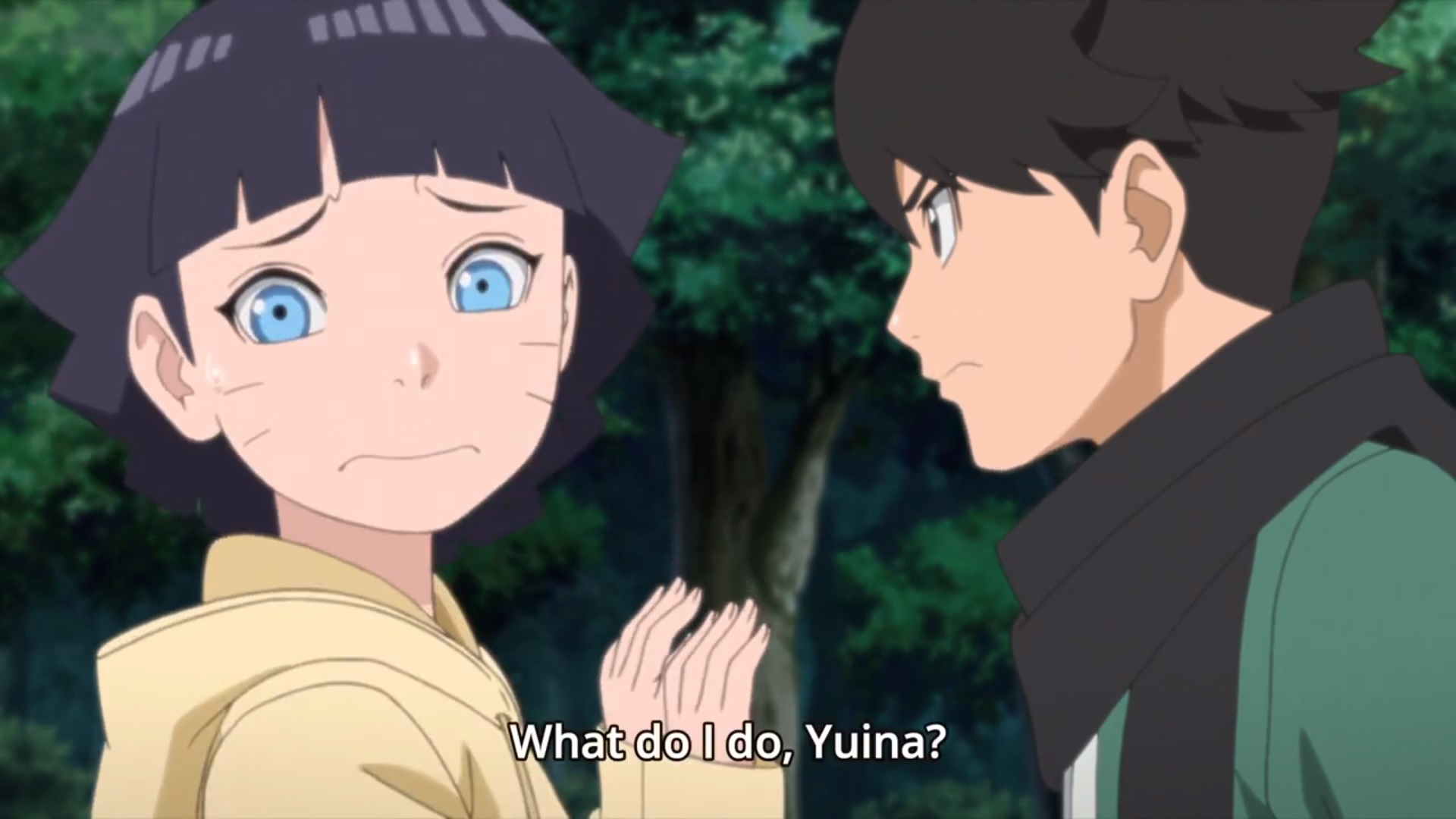 Naoko ☆ on Twitter: "I can see a sparkle between the two of them. Himawari Uzumaki & Ehou ...