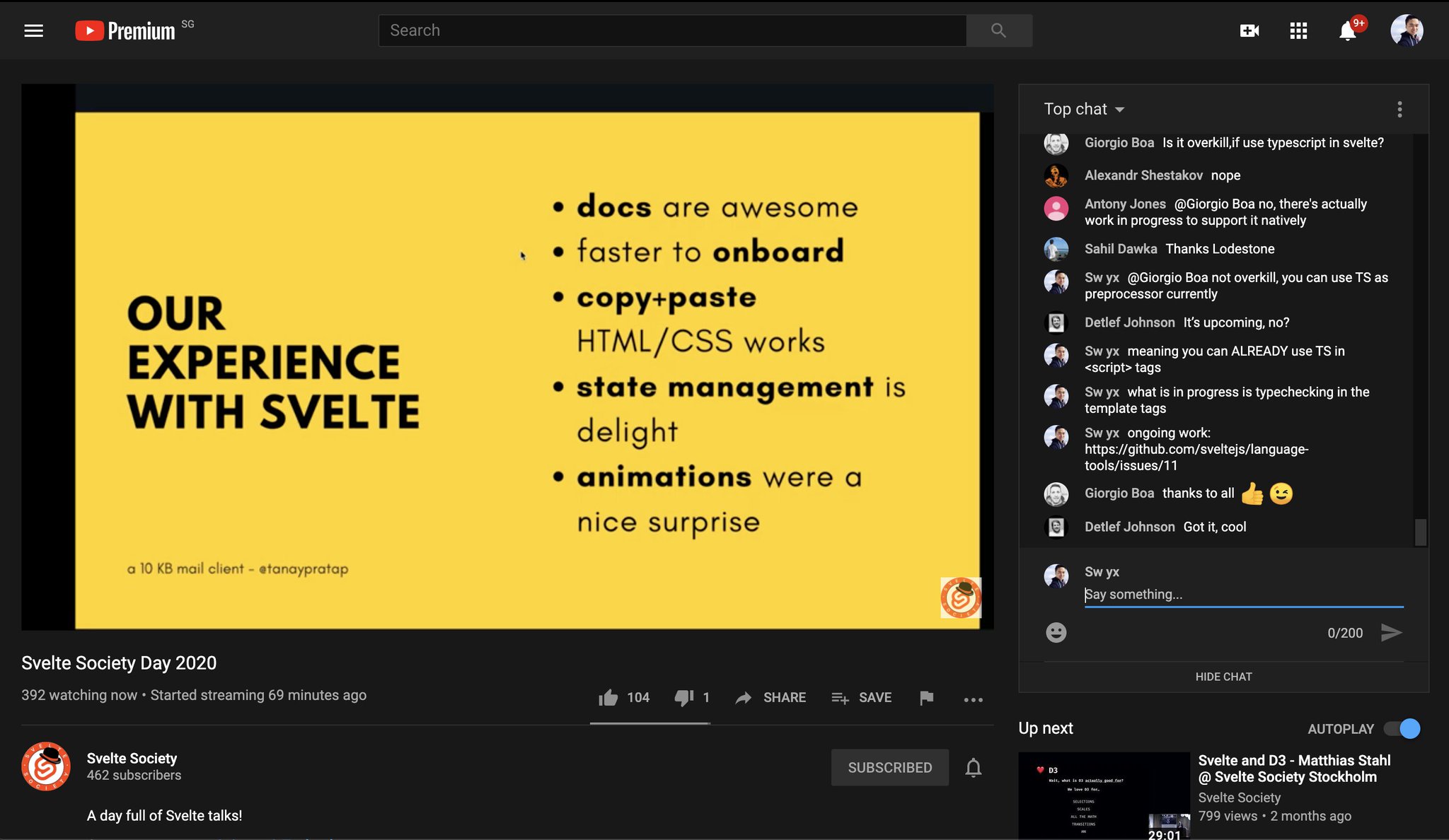 Svelte Society 🧡 on Twitter: "wow! @tanaypratap's experience writing a 10kb Email Client with ...