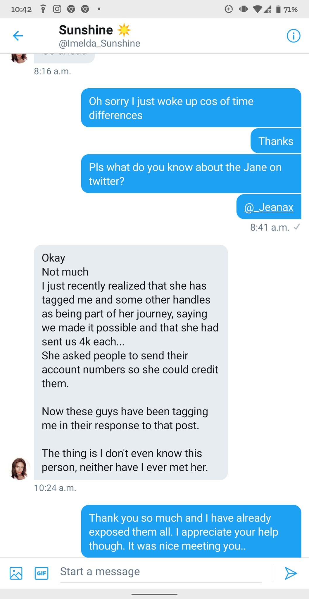 Chikadibia on Twitter: "And she gave me her permission to share as well. Pls people becareful ...