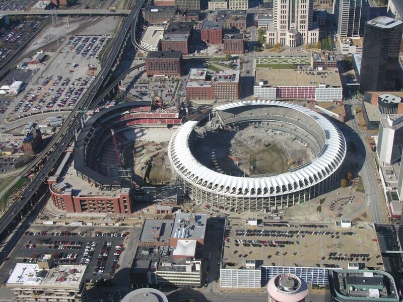 Old Busch Stadium Logo