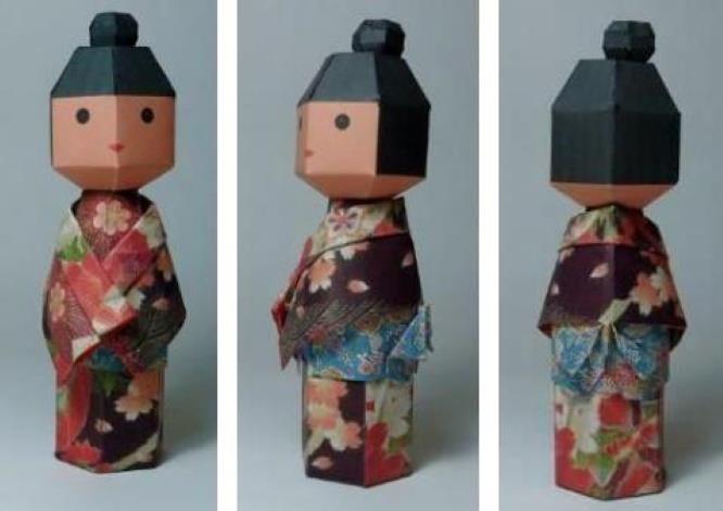 Japanese Origami Doll