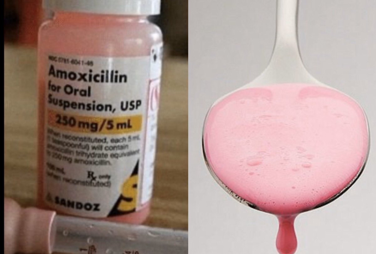 Pink Liquid Medicine