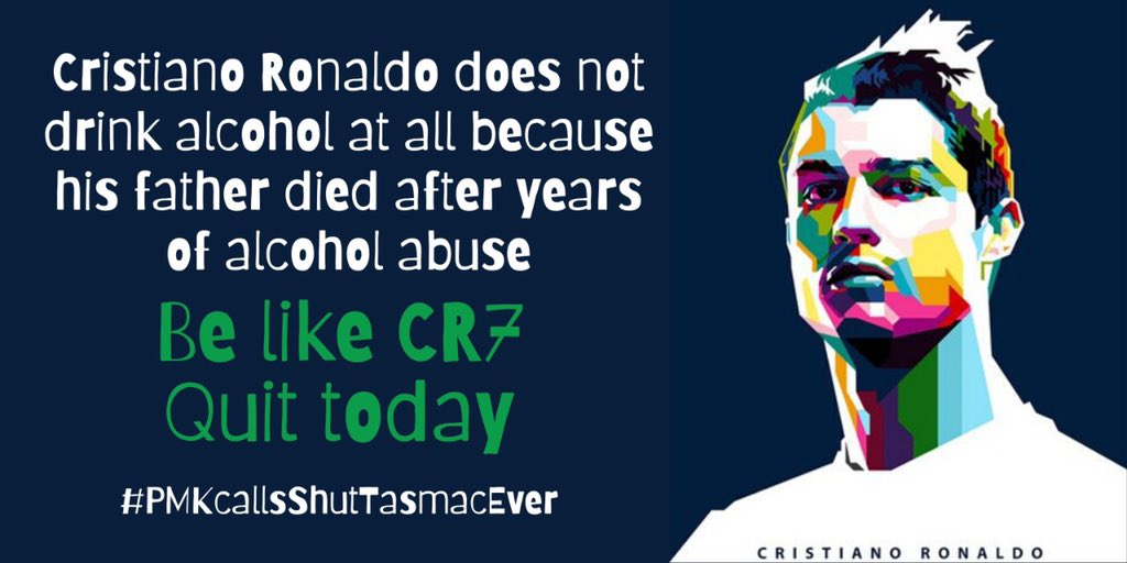 Cristiano Ronaldo Drinking Alcohol