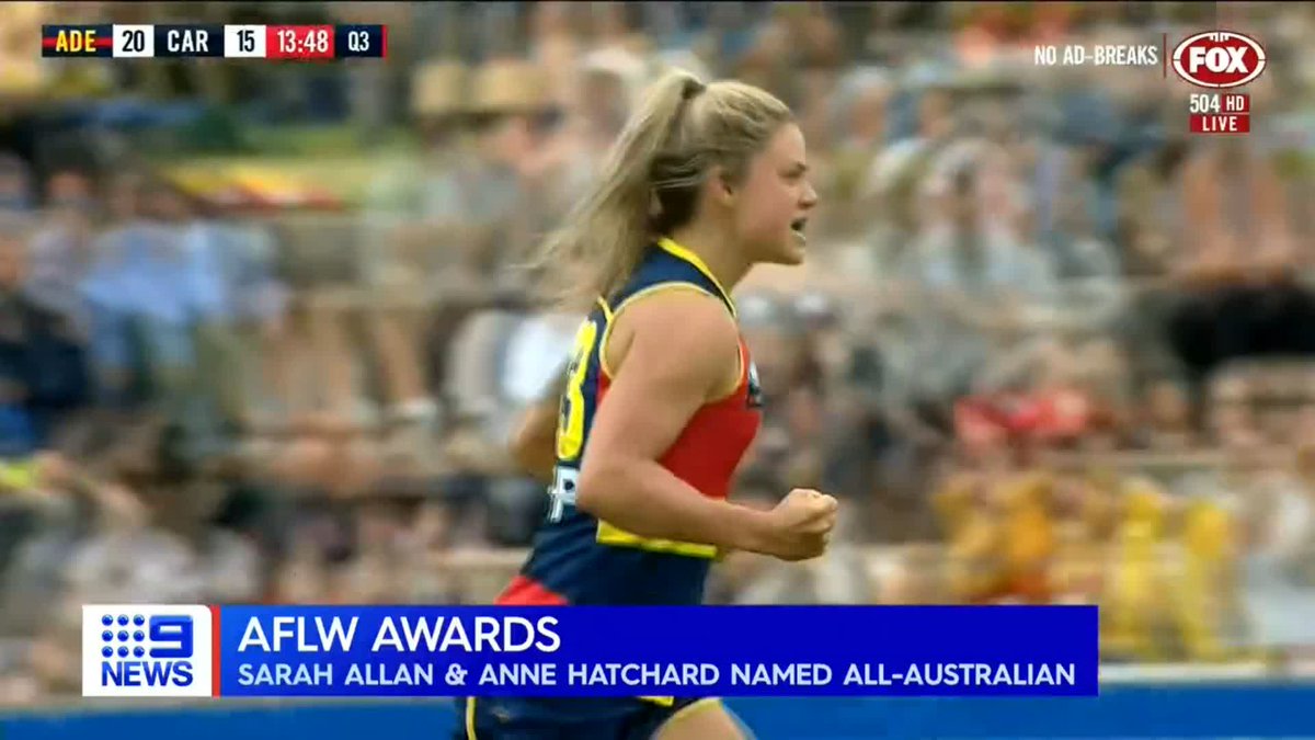 SPORT SNAPSHOT: CrowsAFLW stars Sarah Allan and Anne Hatchard have been ...