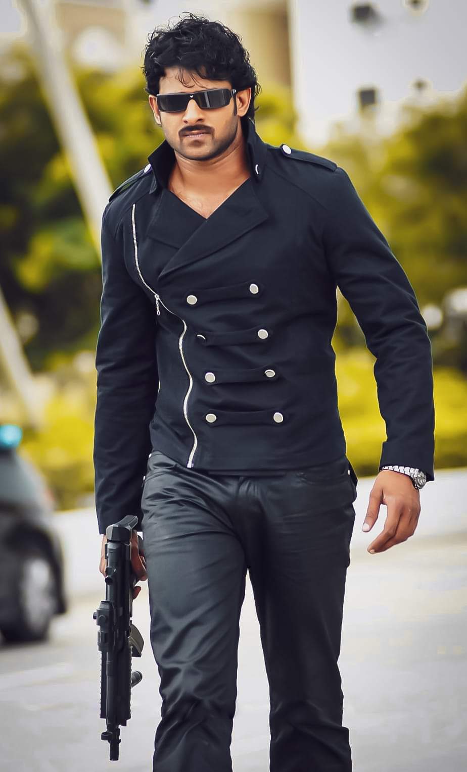 Prabhas In Billa With Gun