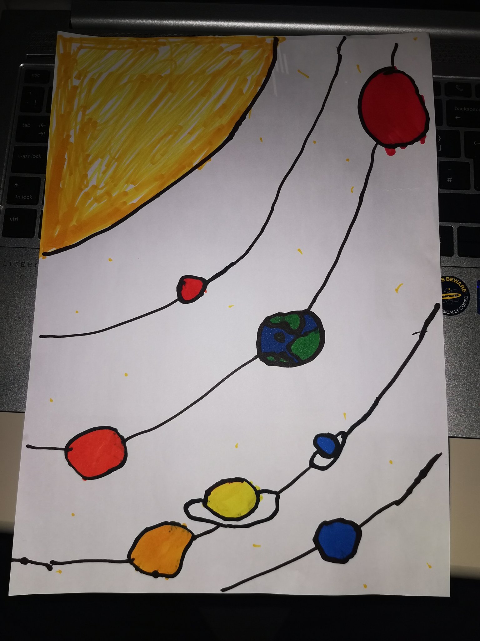 Solar System Drawing Project