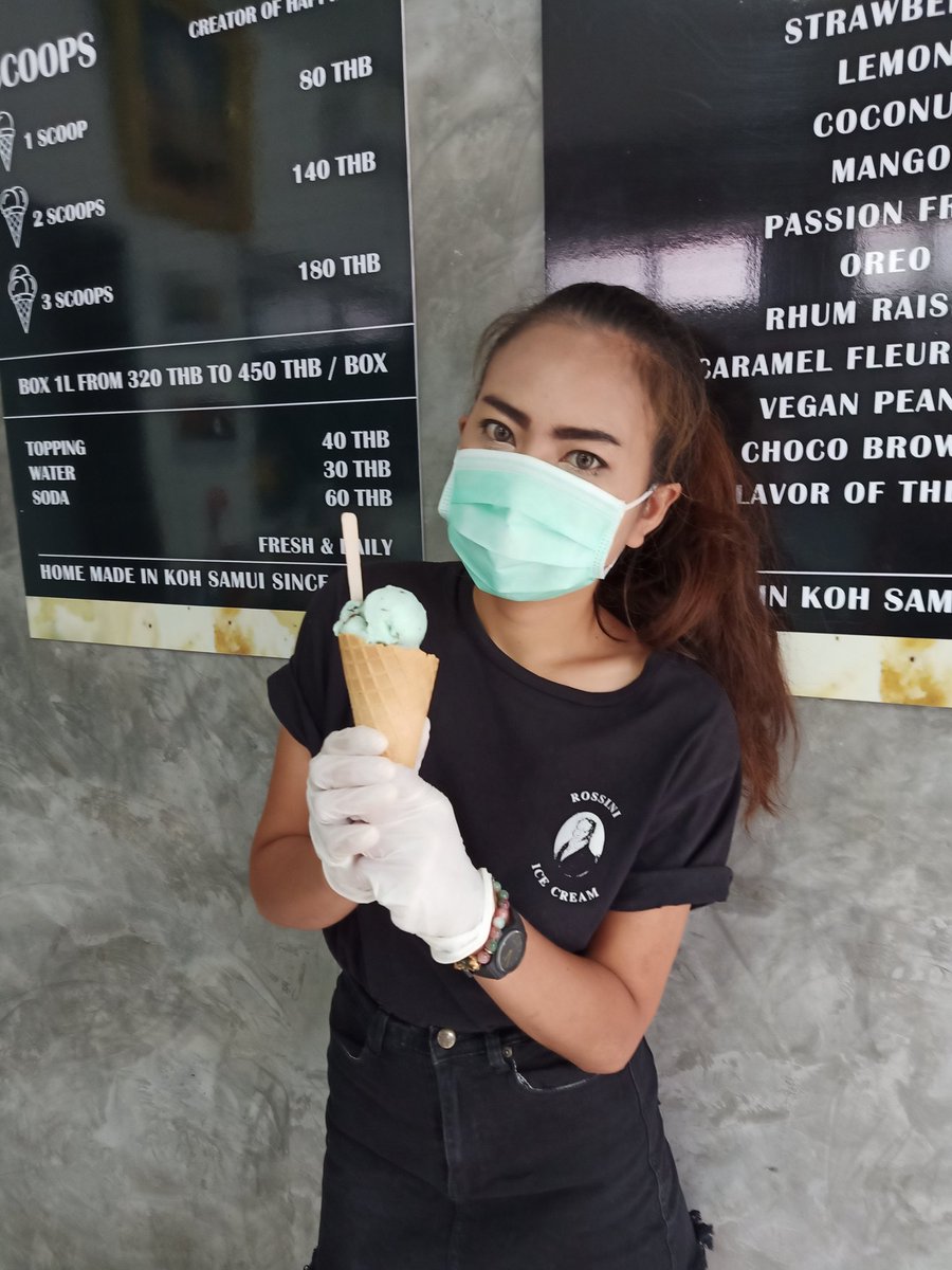 samui สมุย ice cream. I work at Rossini ice cream (@pumpui_am) | Twitter