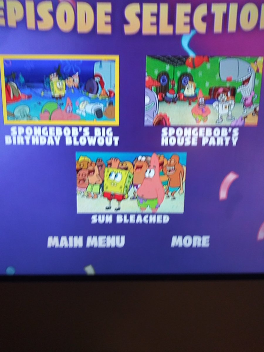 Spongebob Dvd Menu