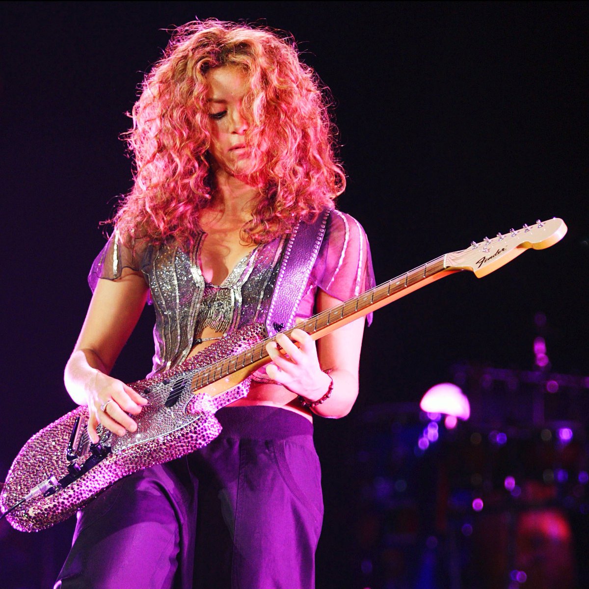 Shakira Playing Guitar